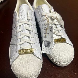 adidas | Shoes | Adidas Mens White Gold Originals Superstar Gy025 ...